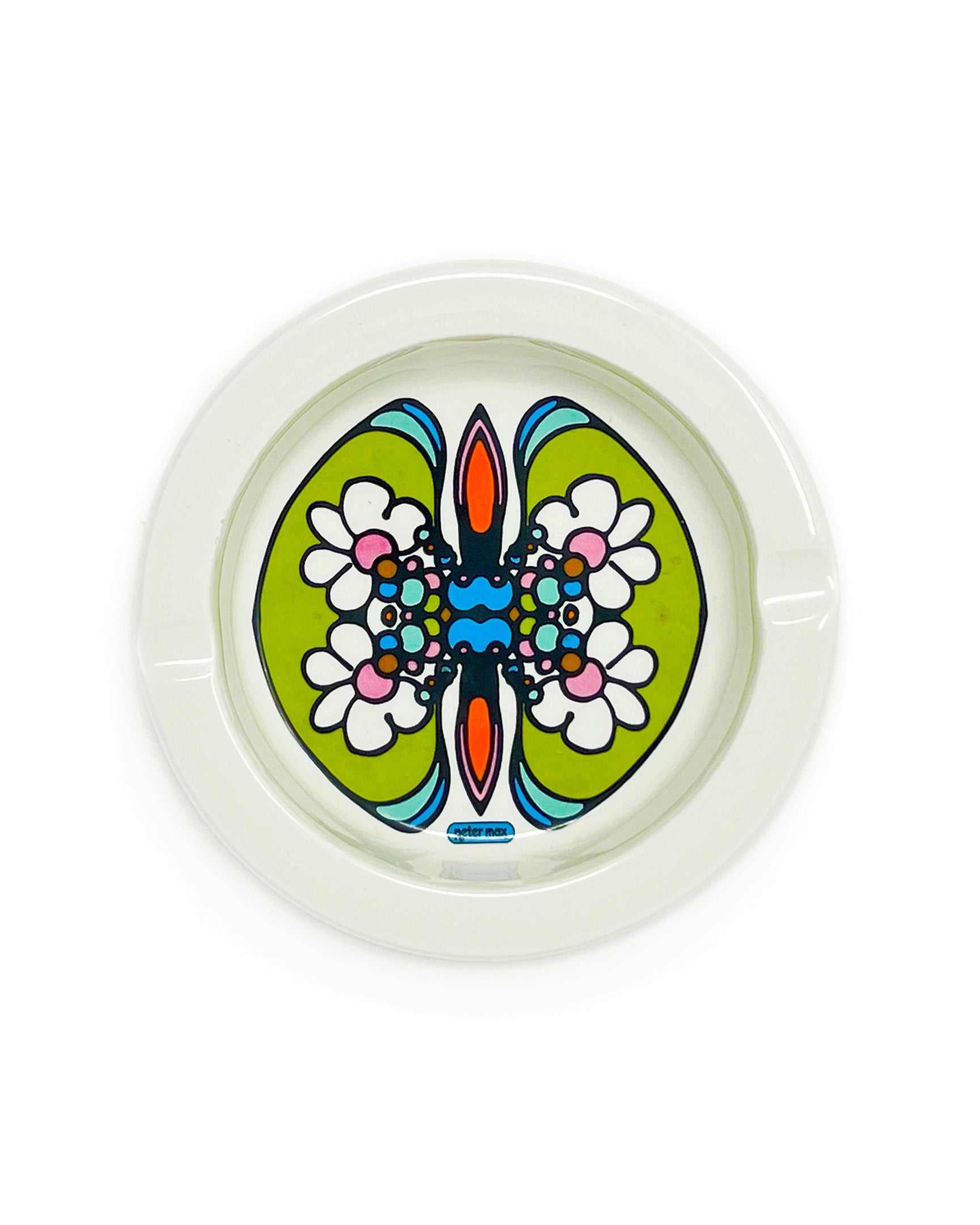 Vintage Peter Max Butterfly Ashtray, 1970s - Kiki Wonder