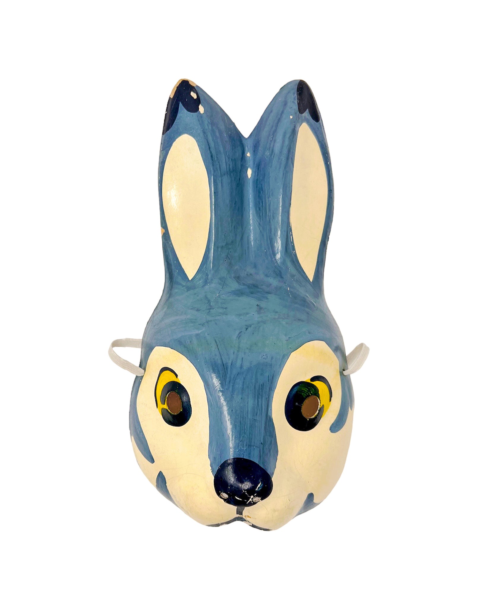 Vintage Papier-Mâché Rabbit Mask - Kiki Wonder