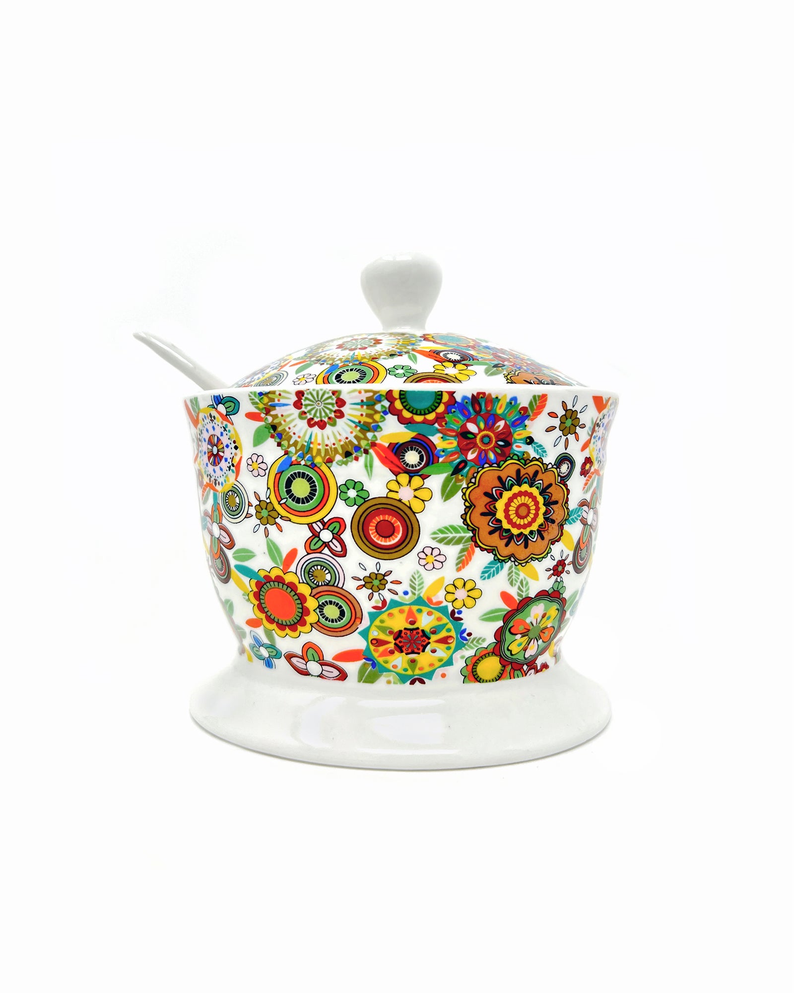 Vintage Retro Paisley Sugar Pot - Kiki Wonder