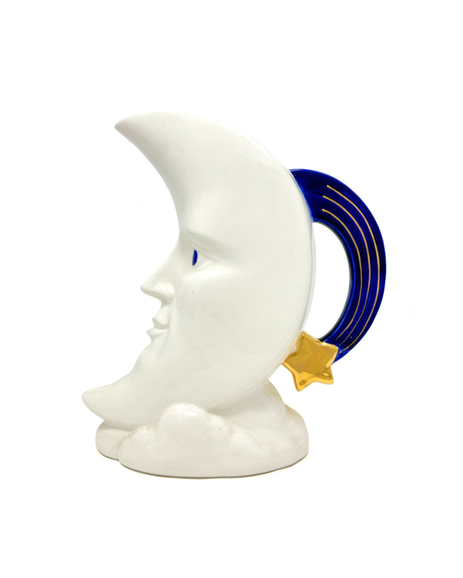 Vintage 'Man in the Moon' Pitcher, 1980 - Kiki Wonder